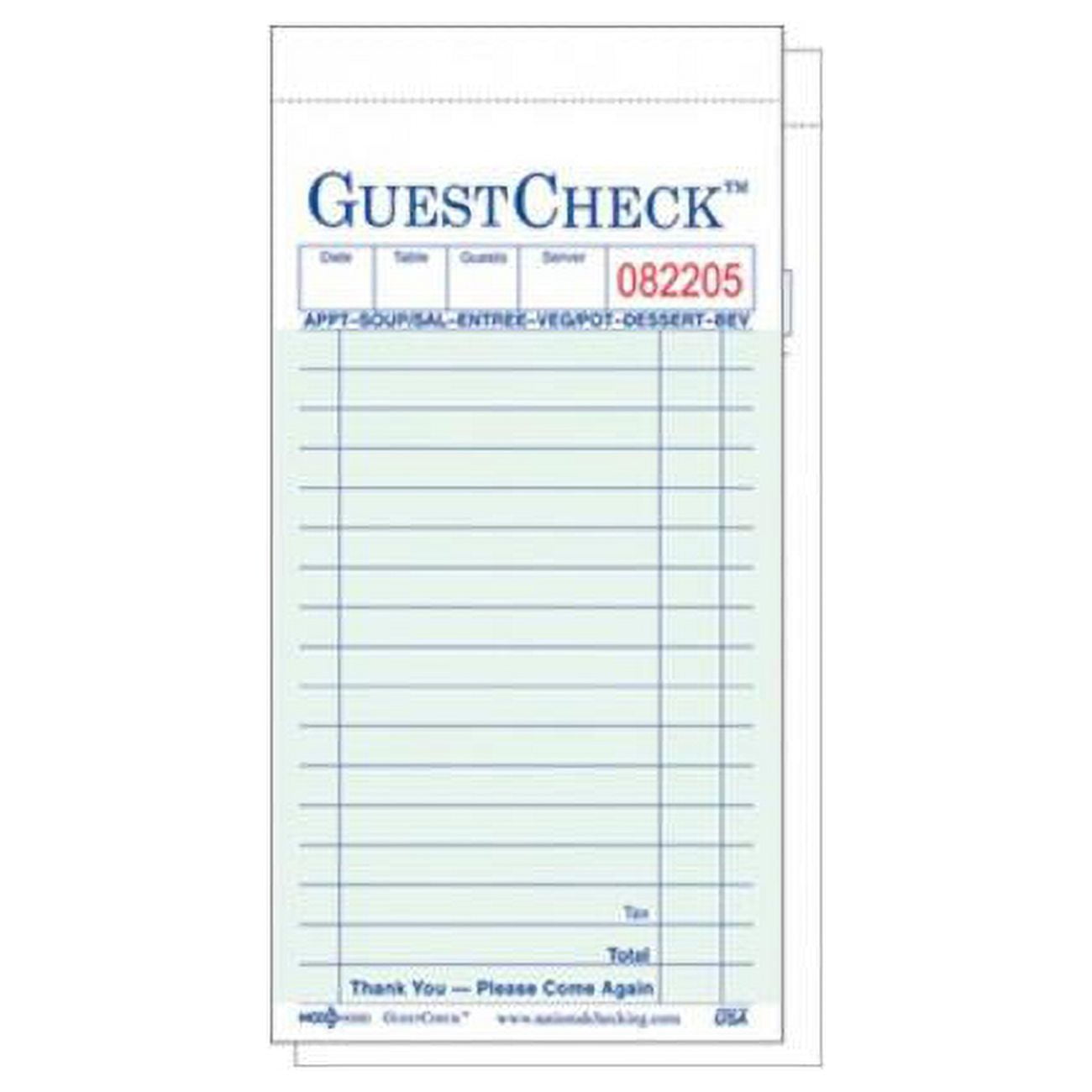 National Checking A6000G CPC 3.37 x 6.25 in. Duplicate Gust Check Pad ...