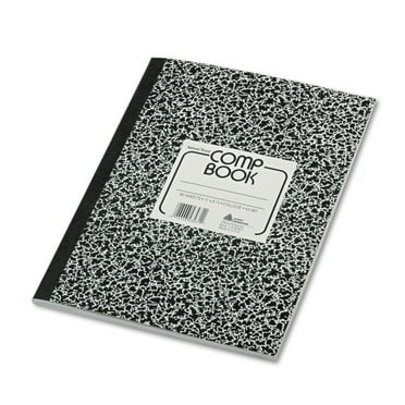 Composition Book, Grade 3, Red Marble, 3/8" x 3/16" x 3/16" Ruled, 9.75 ...
