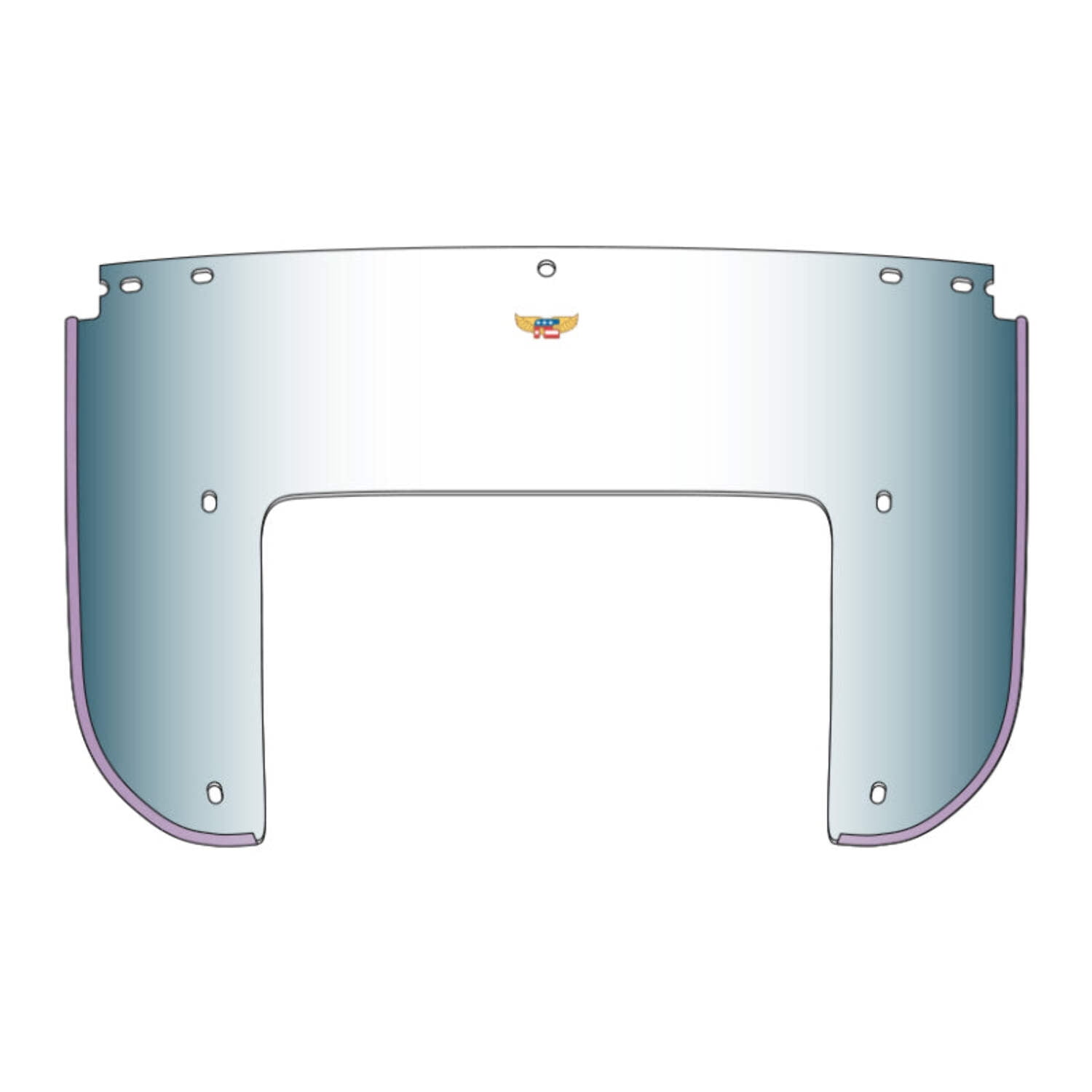 National Cycle Heritage Bottom Replacement Beaded Windshield 5 Bolt ...