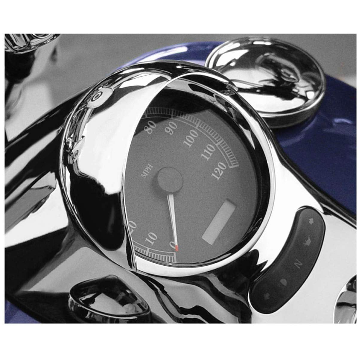 National Cycle Universal Harley Speedometer Cowl (Chrome) N7840 ...