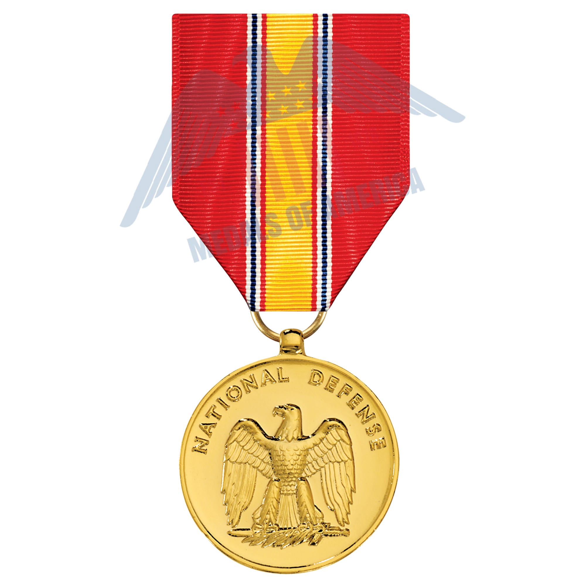 National Defense Service Medal Anodized Full Size Long Drape - Walmart.com