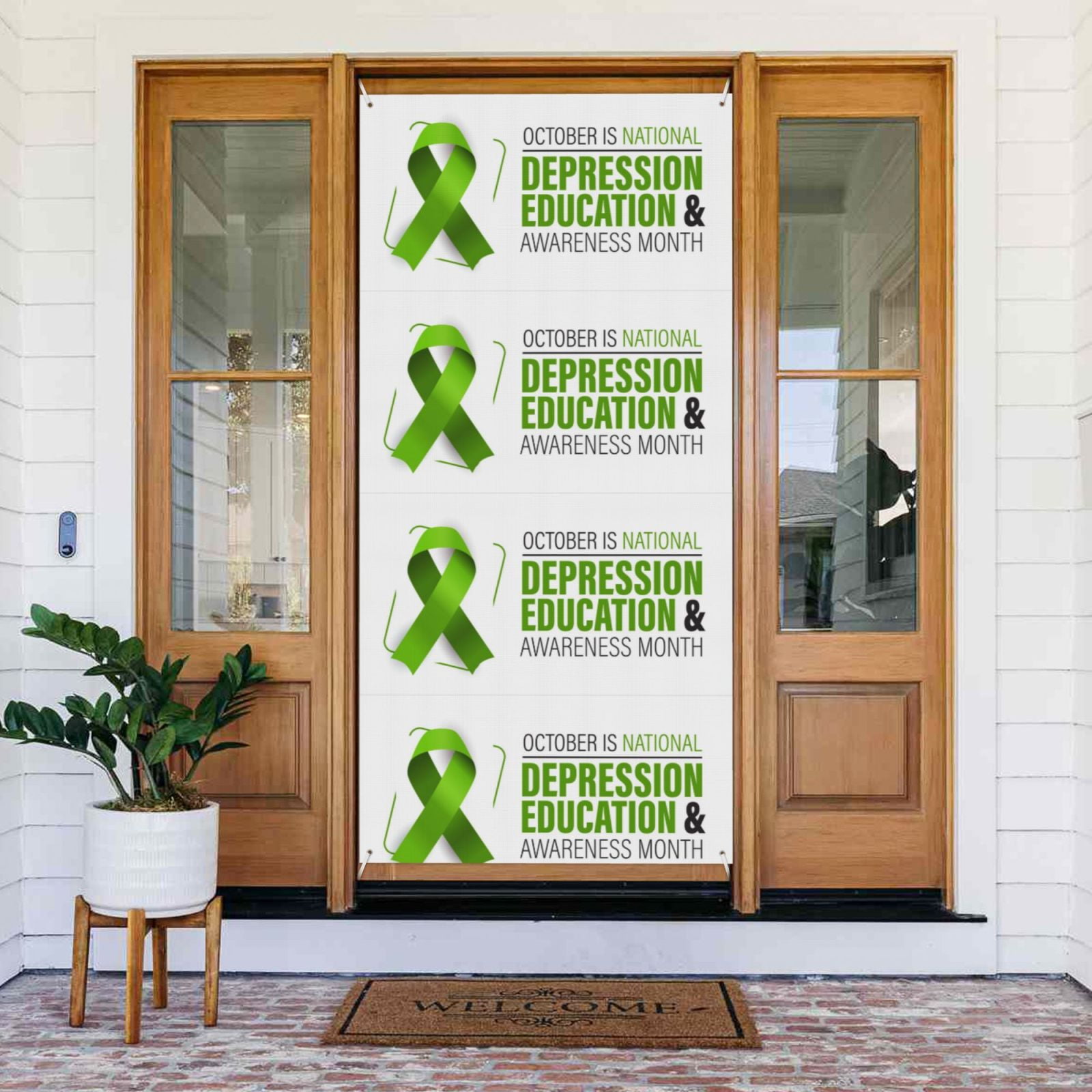 National Depression Education Awareness Month Door Cover Decoration ...