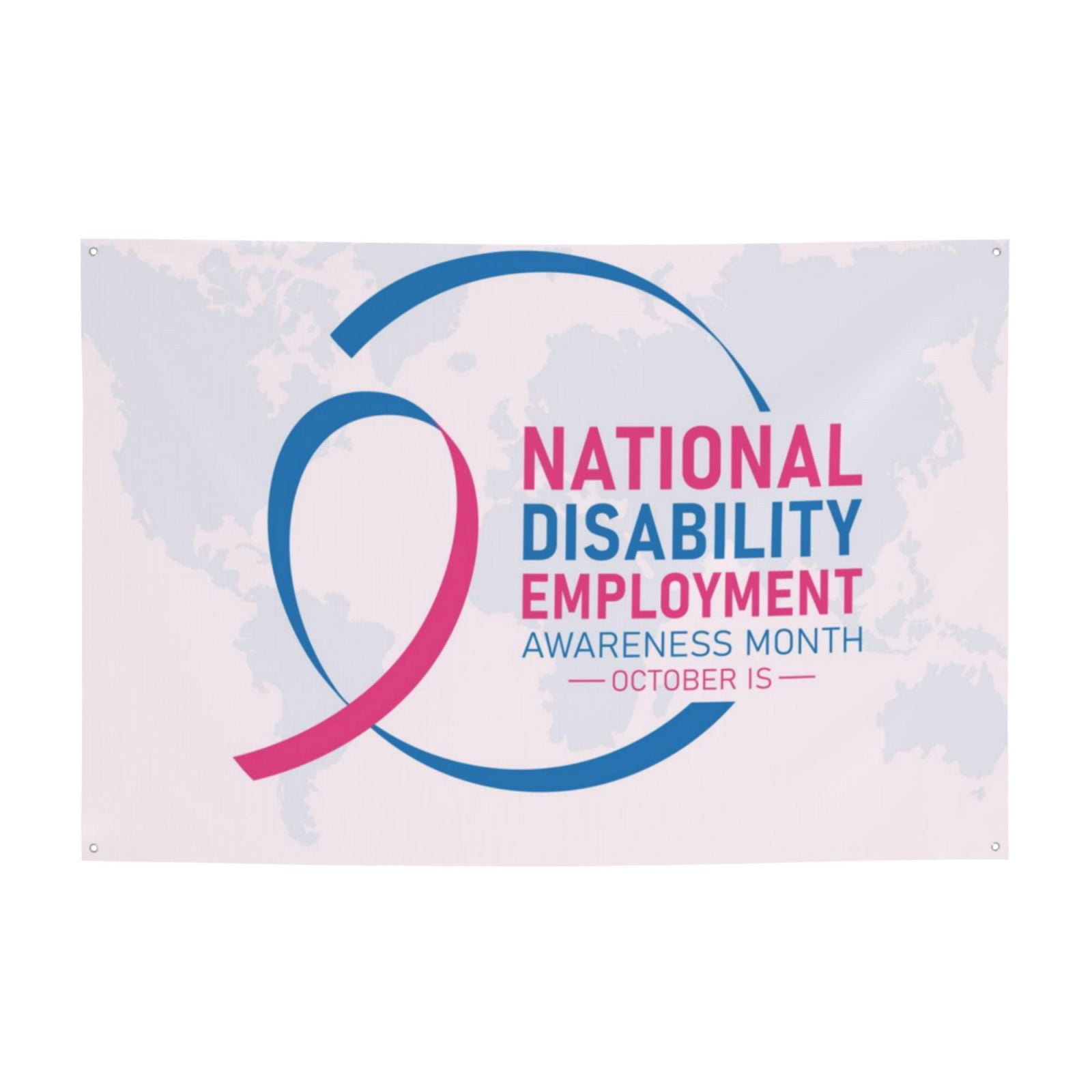 National Disability Employment Awareness Month Large Banner Party ...