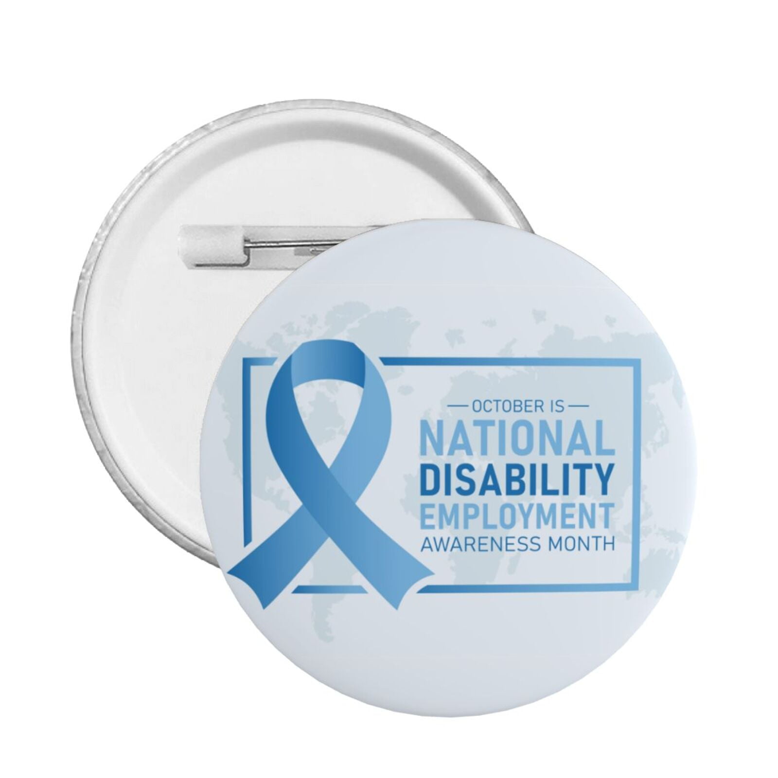 National Disability Employment Awareness Month Pin Button Badge ...