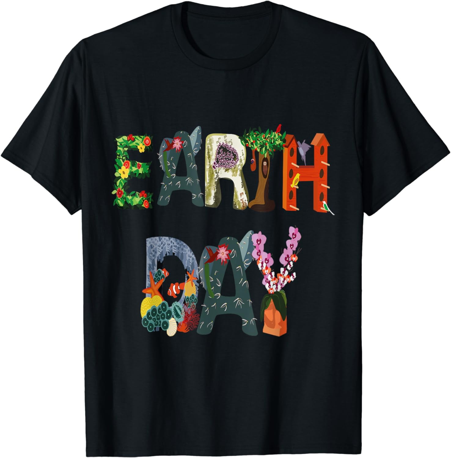 National Earth Day T-Shirt - Earth Day April - Walmart.com