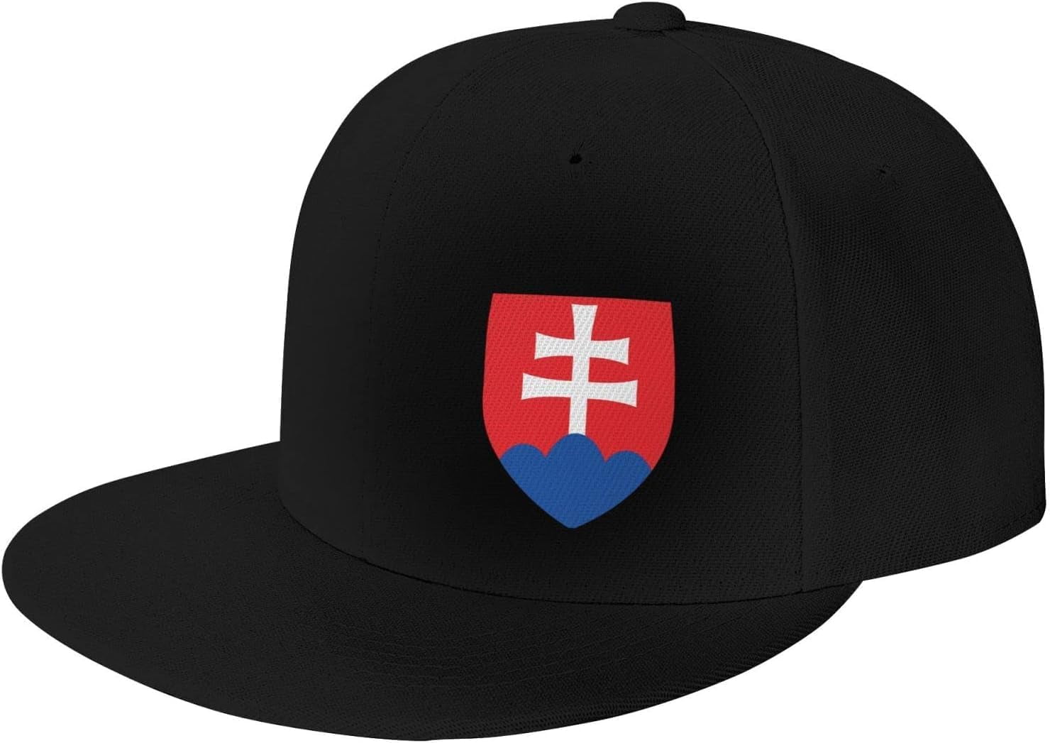 National Emblem of Slovakia Flat Brim Baseball Cap Men's and Women's ...