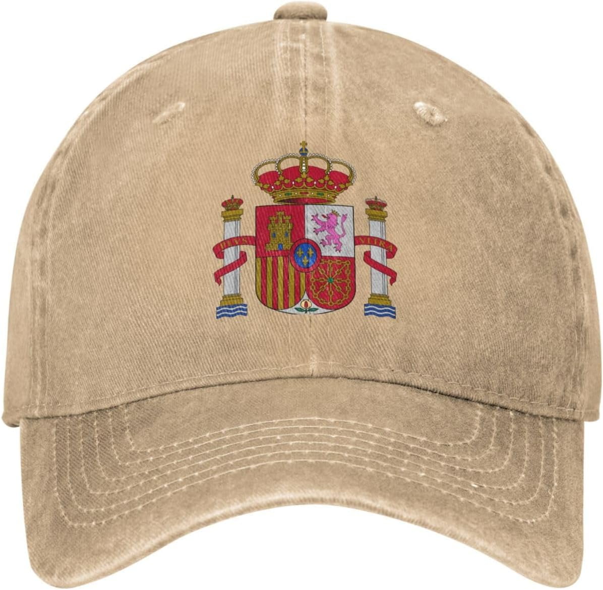 National Emblem of Spanish Baseball Cap Classic Adjustable Plain Hat ...