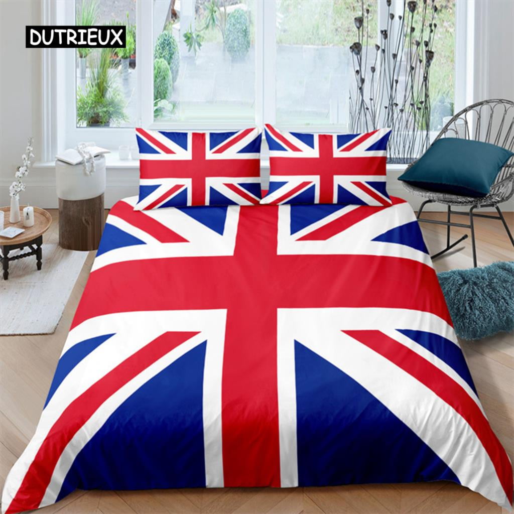 National Flag Duvet Cover Set King Size Creative American Flag Bedding ...