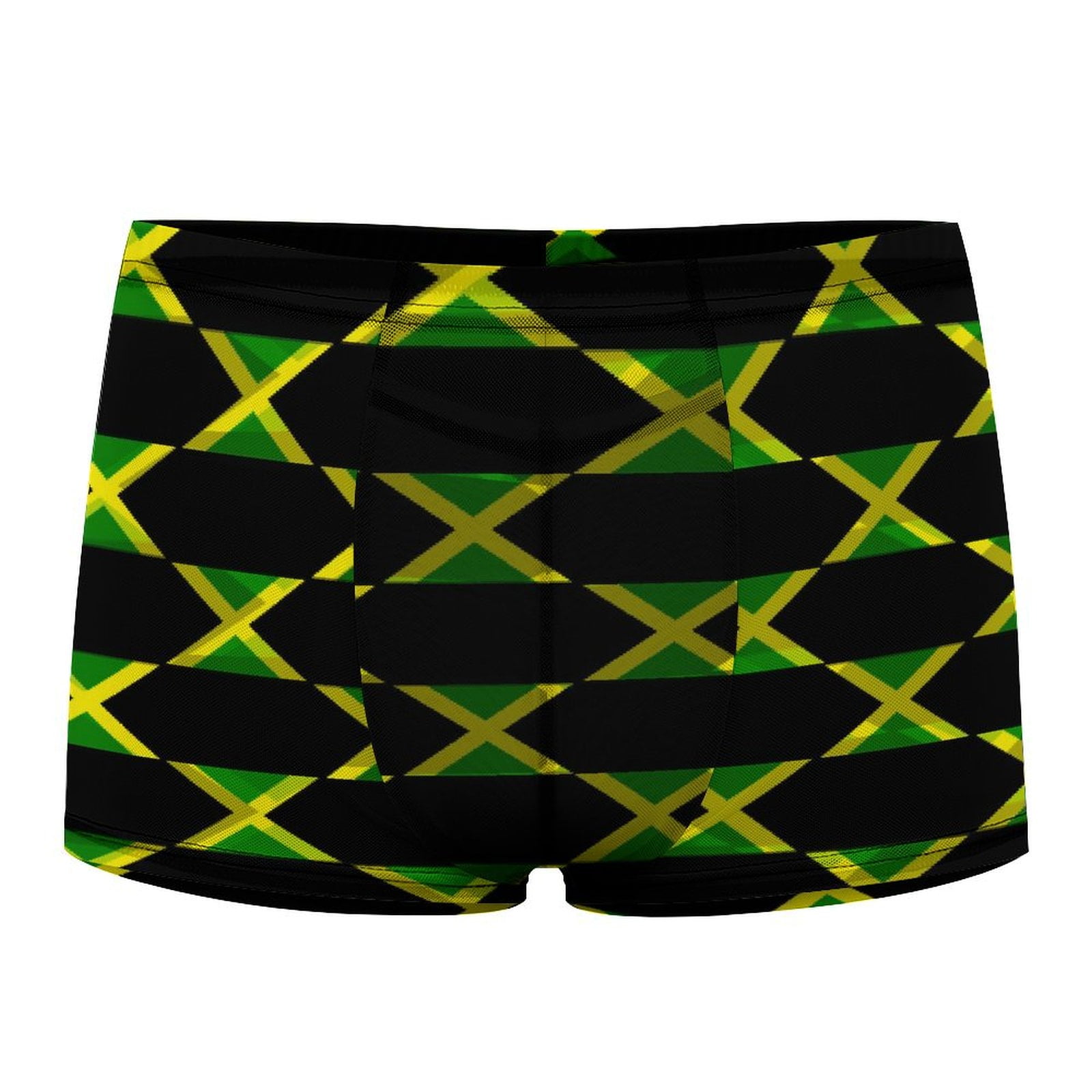 National Flag Jamaica Men's Mesh Boxer Briefs Cooling Breathable Sports ...