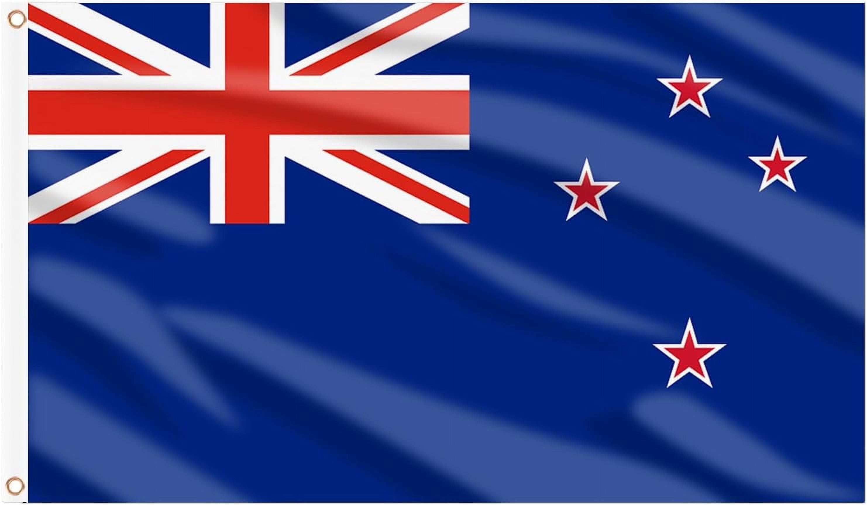 National Flag, Large National Flags - Double Side (New Zealand ...