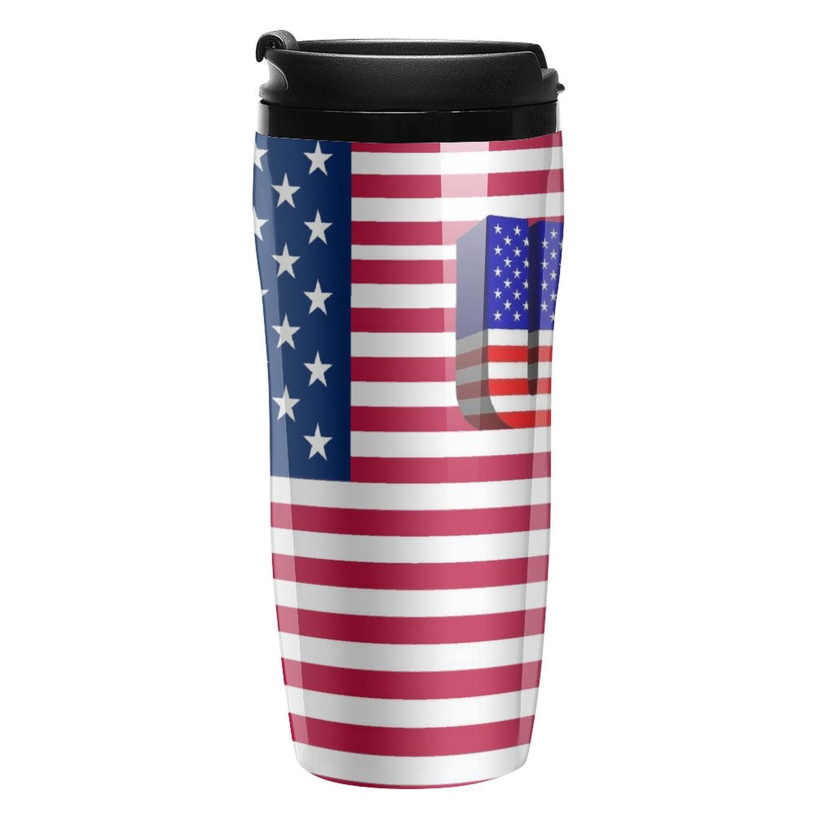 National Flag United States America USA Double Walled Coffee Cup ...