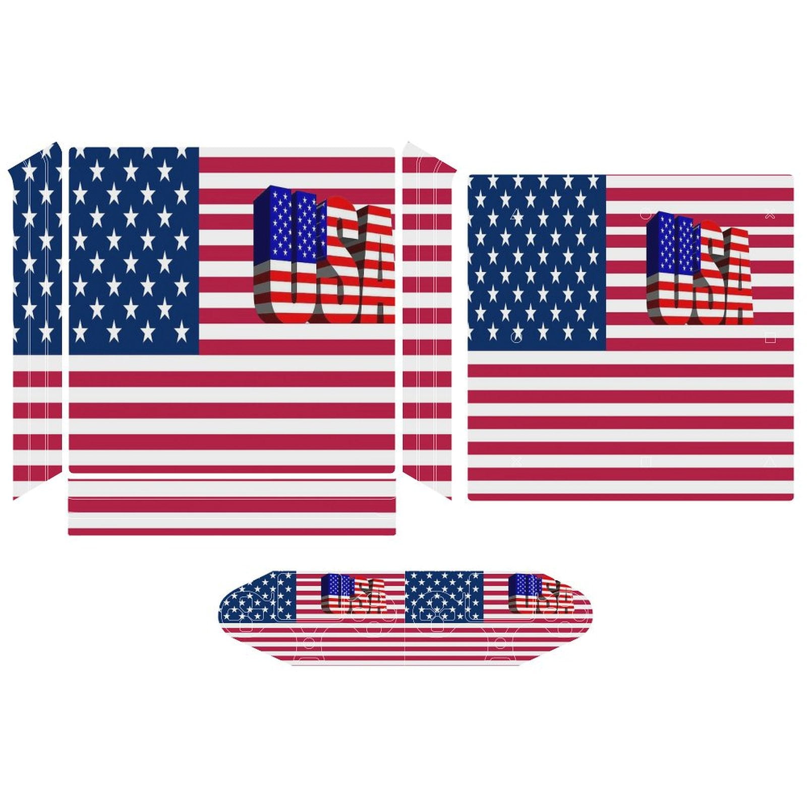 National Flag United States America USA PS4/PS4 Pro/PS4 Slim Skin ...