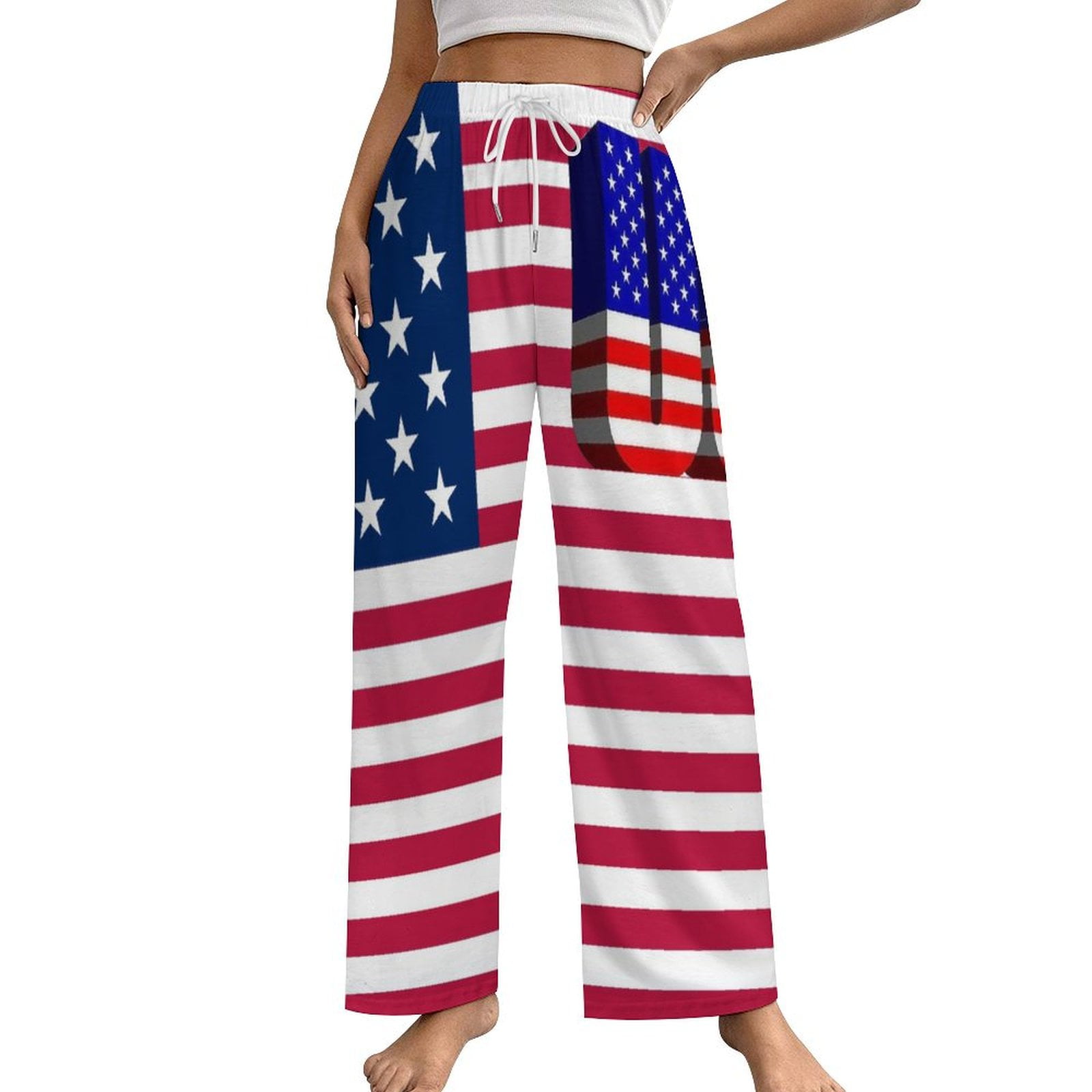 National Flag United States America USA Women's Pajamas Pajama Pants ...