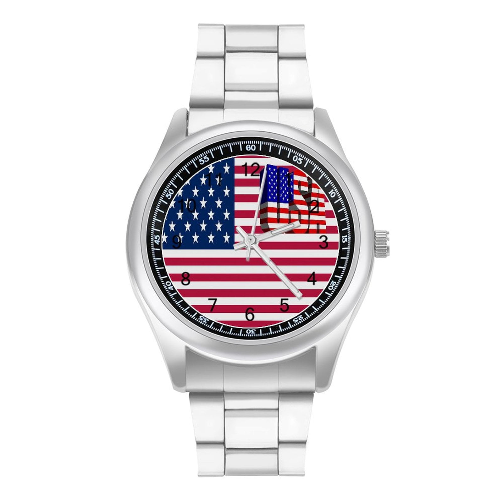 National Flag United States America USA Wrist Watches for Men Metal ...