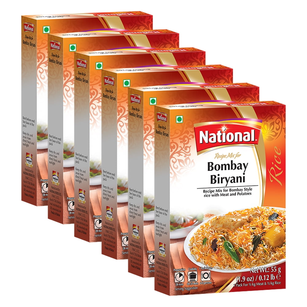 National Foods Bombay Biryani Recipe Mix 1.90 oz (55g) | South Asian ...
