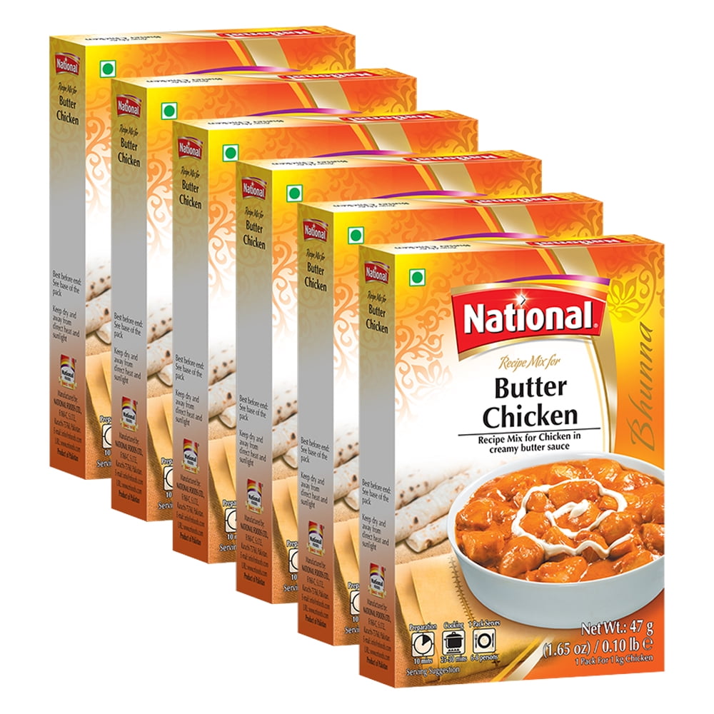 National Foods Butter Chicken Recipe Mix 1.65 oz (47g) | South Asian ...