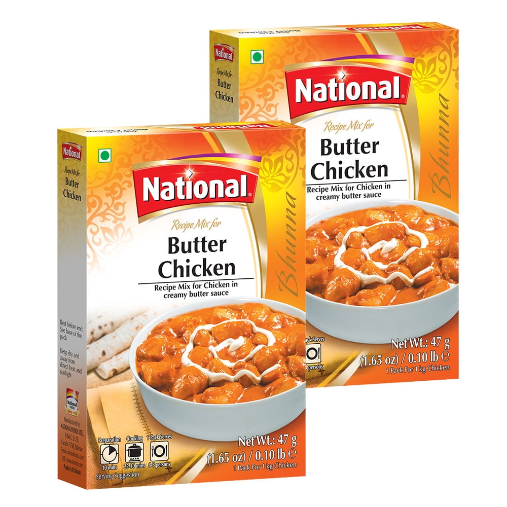 National Foods Butter Chicken Recipe Mix 1.76 oz (47g) | South Asian ...