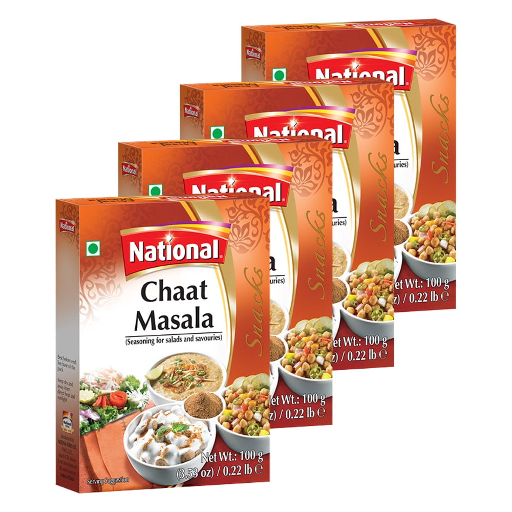 National Foods Chaat Masala Seasoning Mix 3.52 oz (100g) | Spice Powder ...