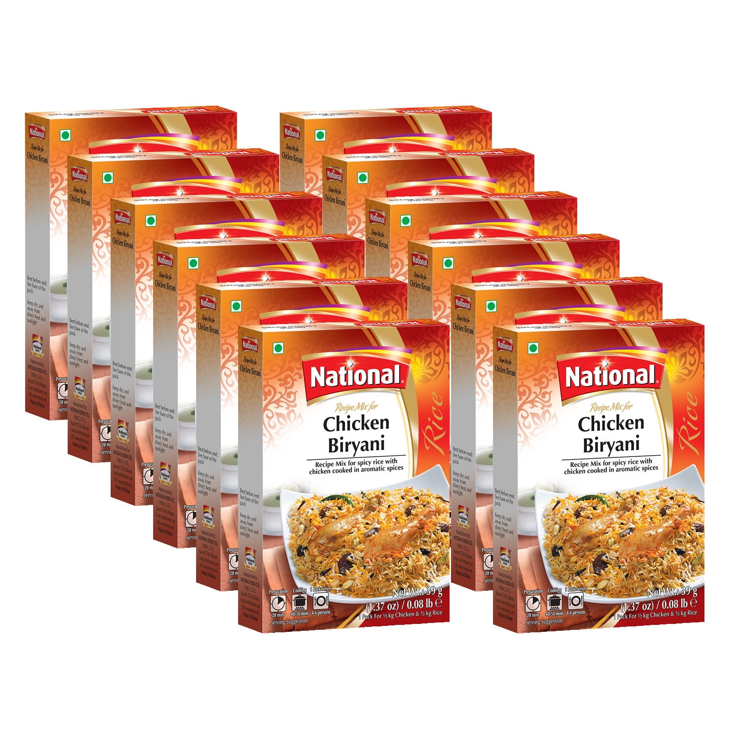 National Foods Chicken Biryani Recipe Mix 1.37 oz (39g) | South Asian ...