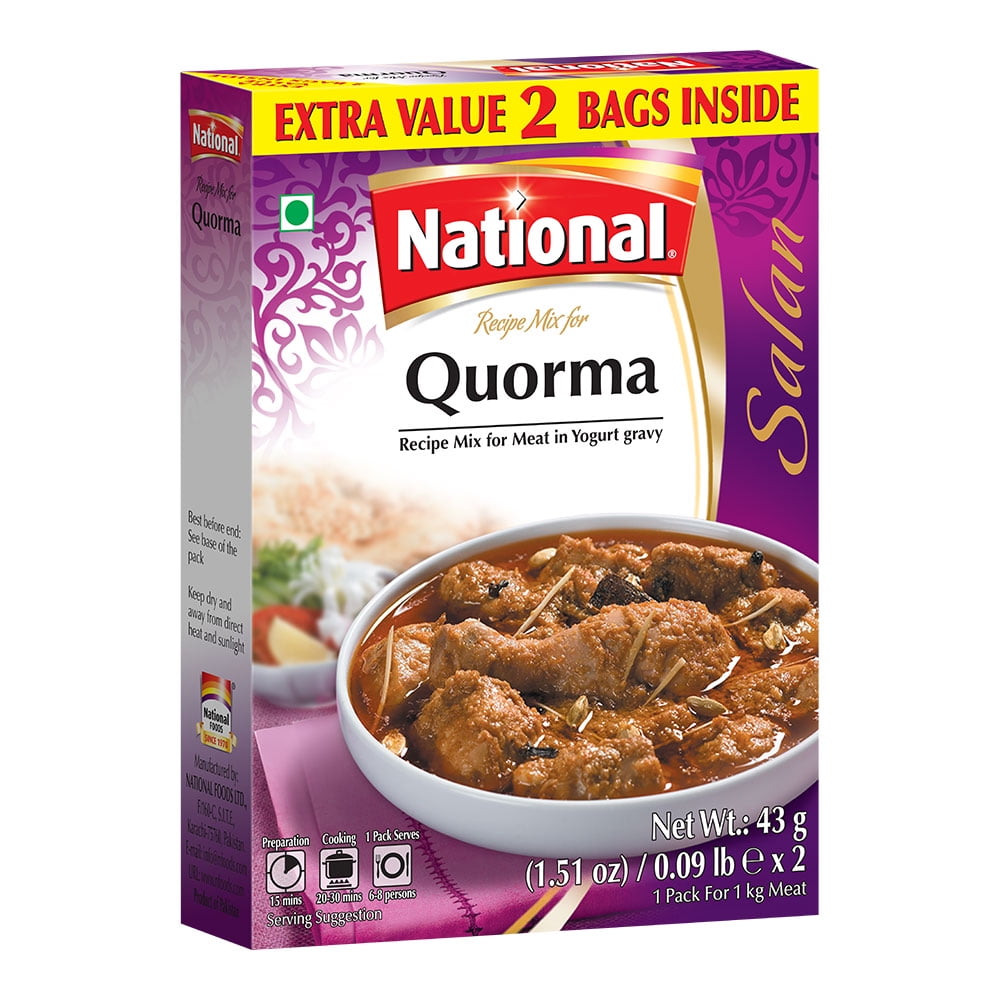 National Foods Quorma Recipe Mix - 86 Grams (3.02oz) - Walmart.com