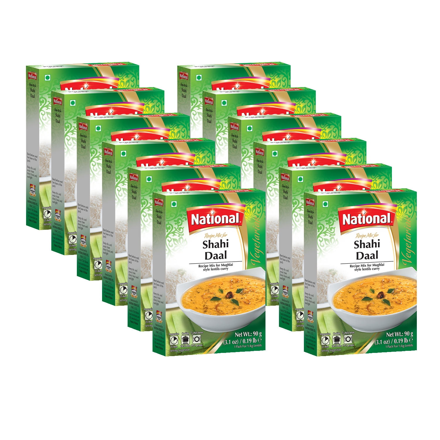 National Foods Shahi Daal Recipe Mix 3.10 oz (90g) | South Asian Curry ...