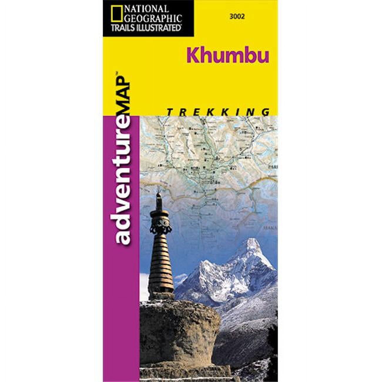 National Geographic AD00003002 Map Of Khumbu - Walmart.com