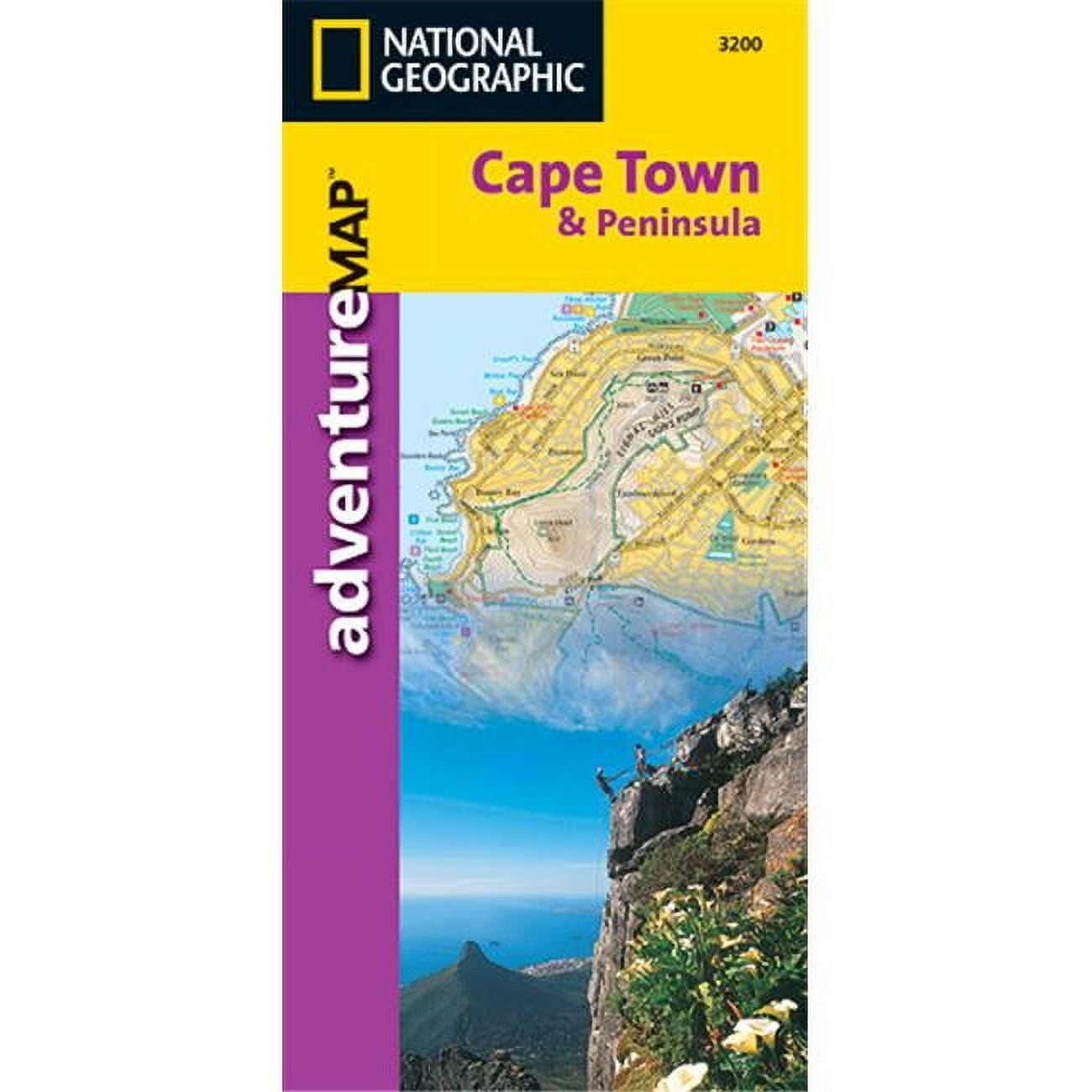 National Geographic AD00003200 Map Of Cape Town And Surrounds - Walmart.com