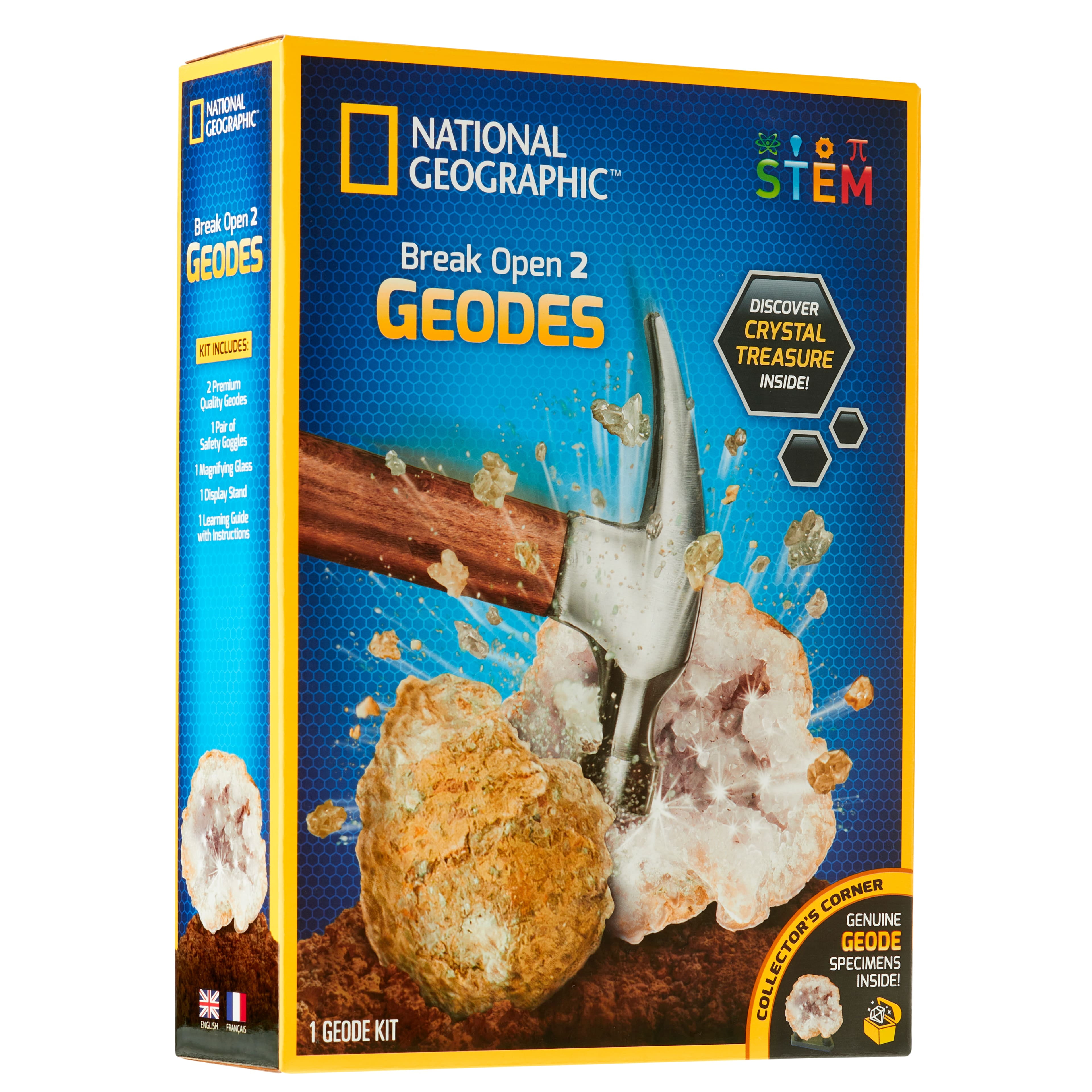 National Geographic Kids Discovery Mineral Set - Break Open Geodes ...
