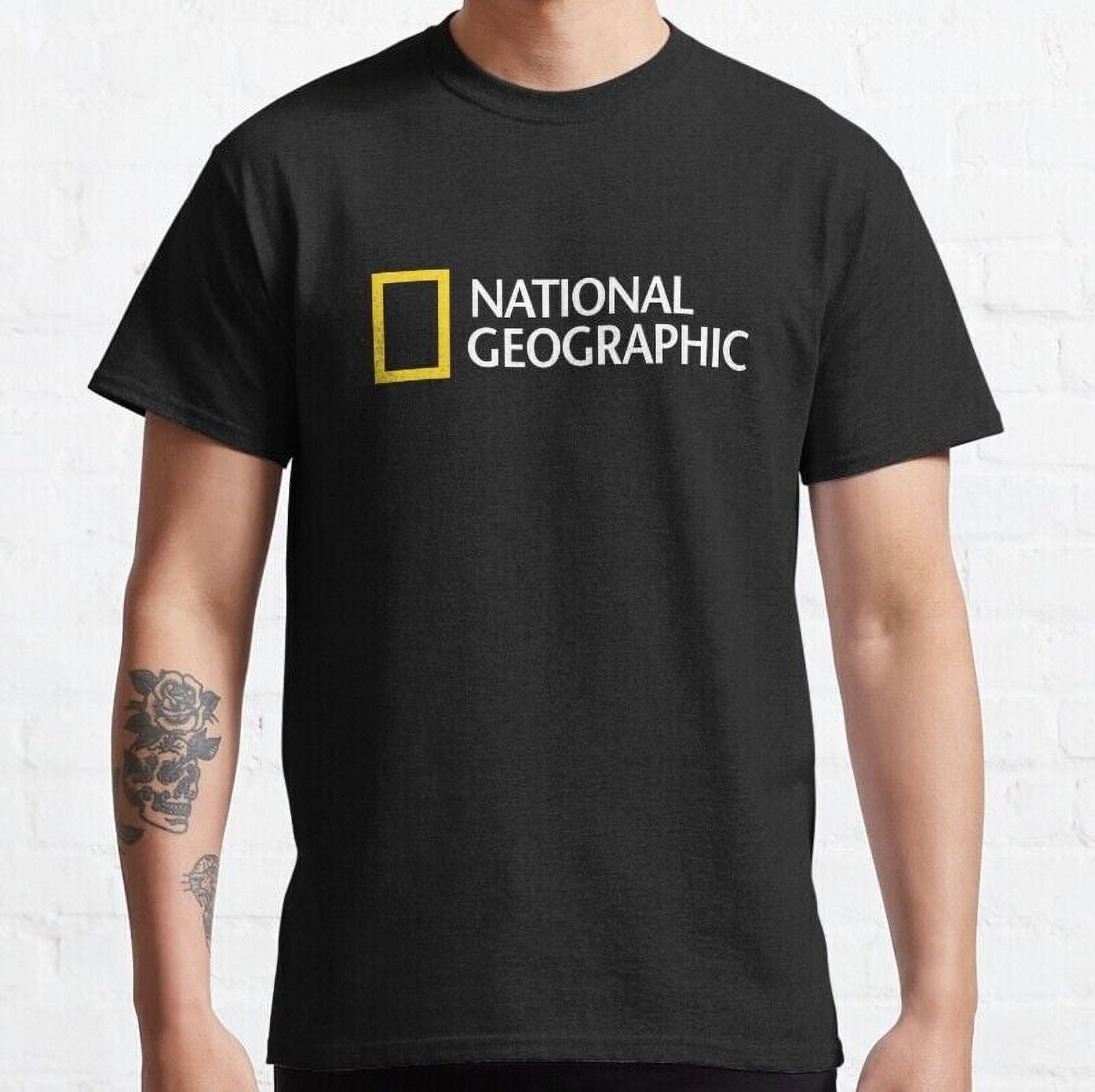 National Geographic Classic T-Shirt Vintage Retro Trending S-4XL ...