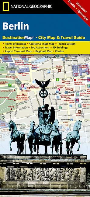 National Geographic Destination City Map Berlin Map, (Paperback ...