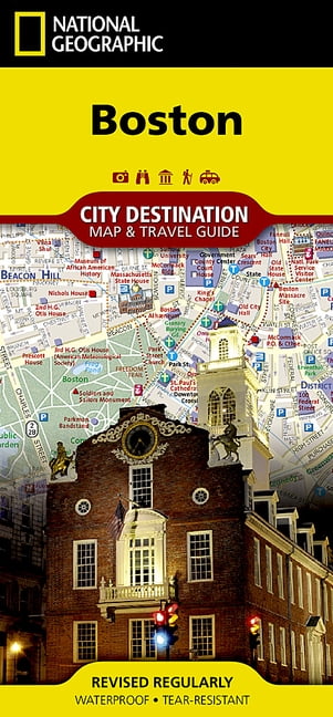 National Geographic Destination City Map Boston Map, (Paperback ...