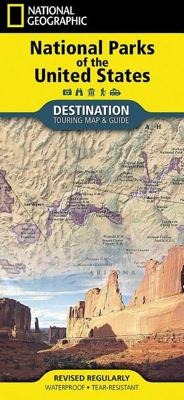 National Geographic Destination Map: National Parks of the United ...