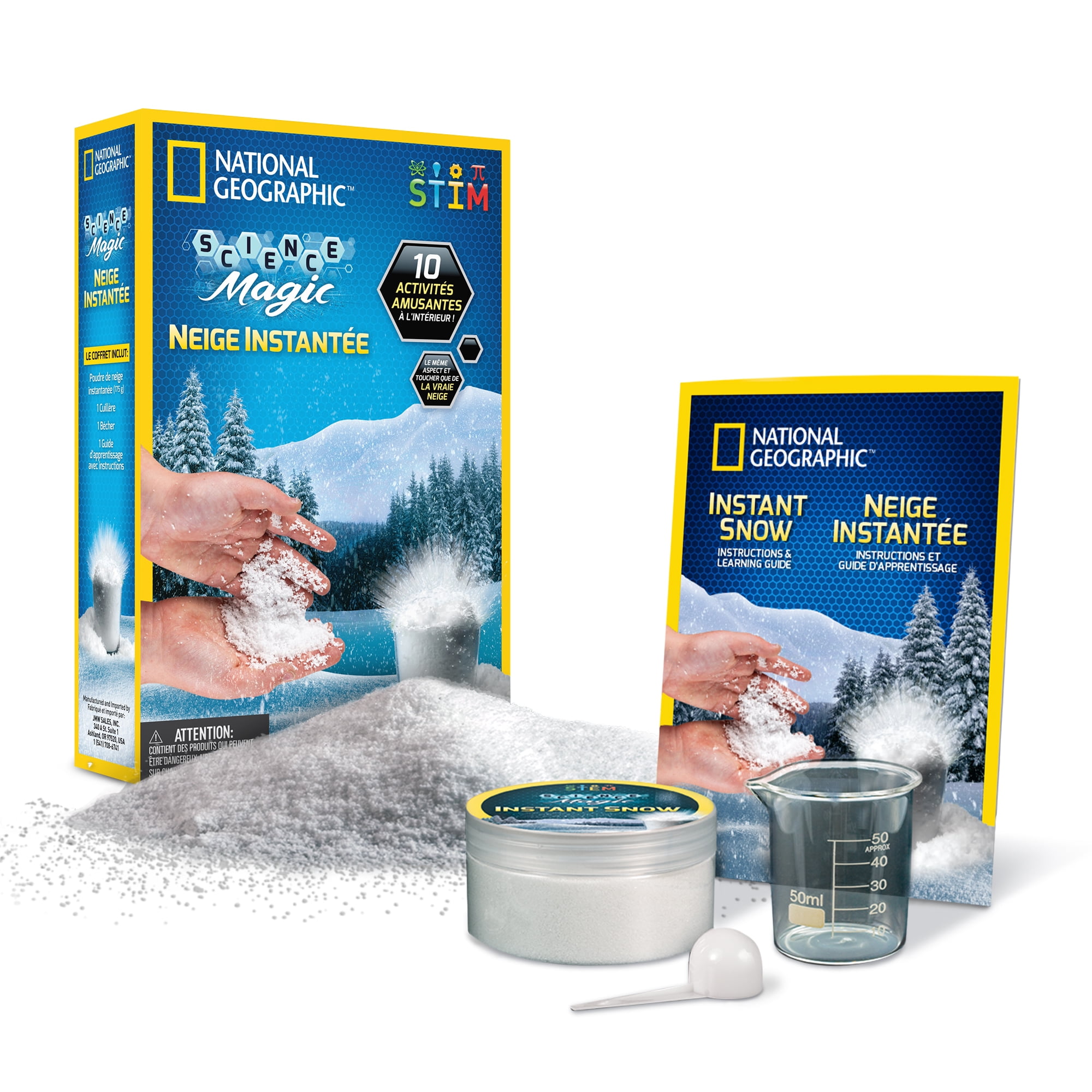 National Geographic Kids Science Toy: STEM Instant Snow Kit - Walmart.com