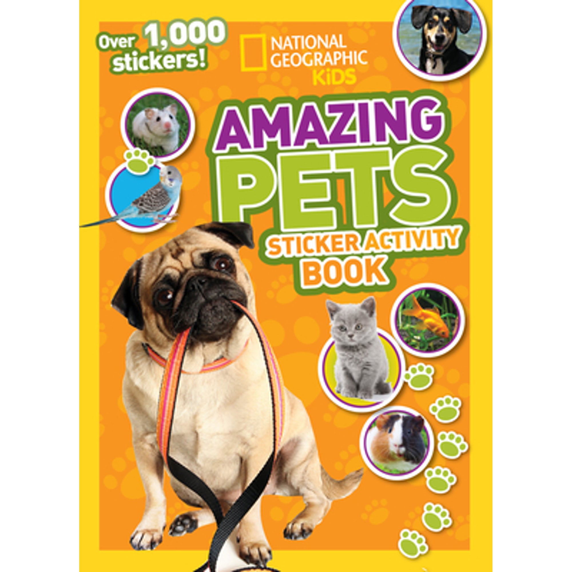 Pre-Owned National Geographic Kids Amazing Pets Sticker Activity Book ...