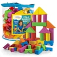 National Geographic Kids Foam Building Blocks – 100-Piece Soft Foam ...
