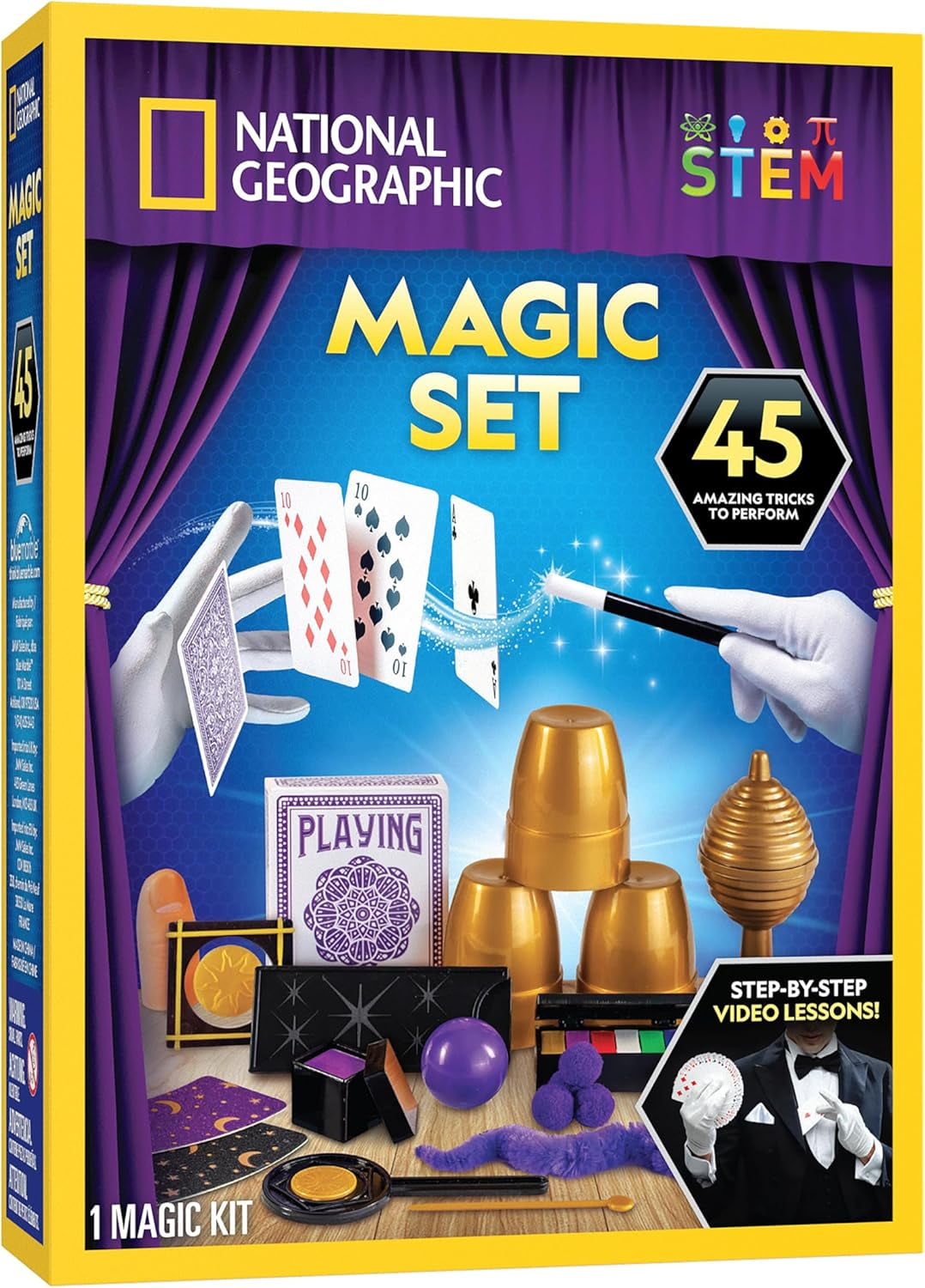 National Geographic Kids Magic Set - 45 Magic Tricks for Kids to ...