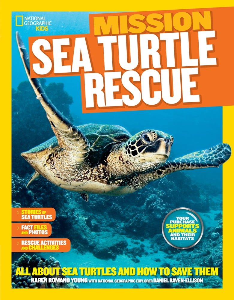 Pre-Owned National Geographic Kids Mission: Sea Turtle Rescue: All about Sea Turtles and How to ...