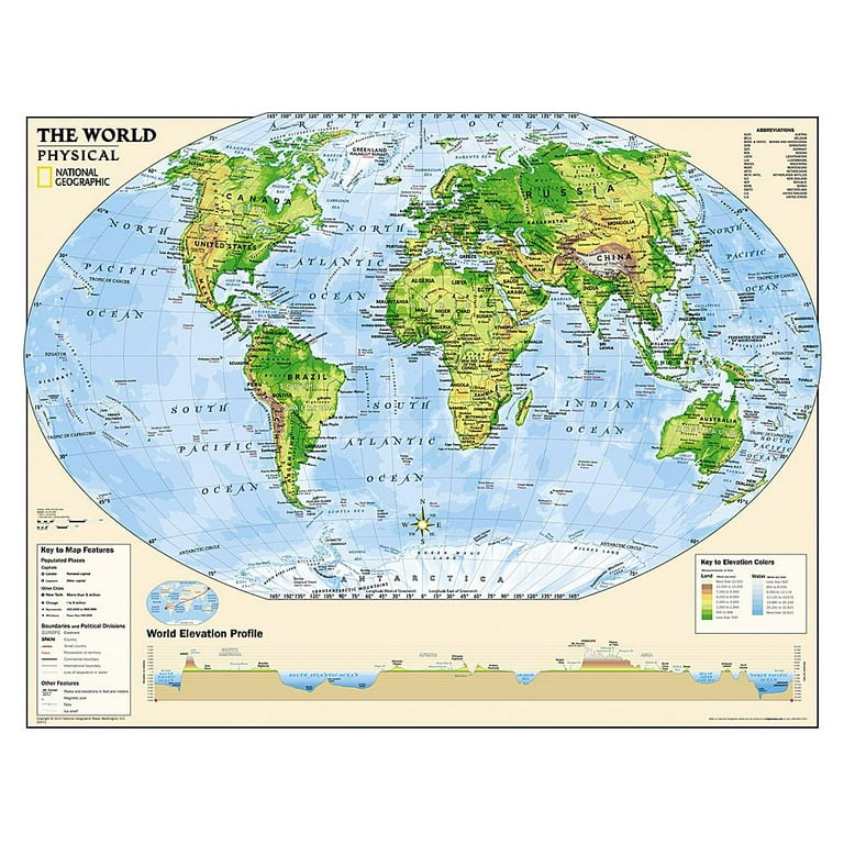 Physical Map Of Canada For Kids