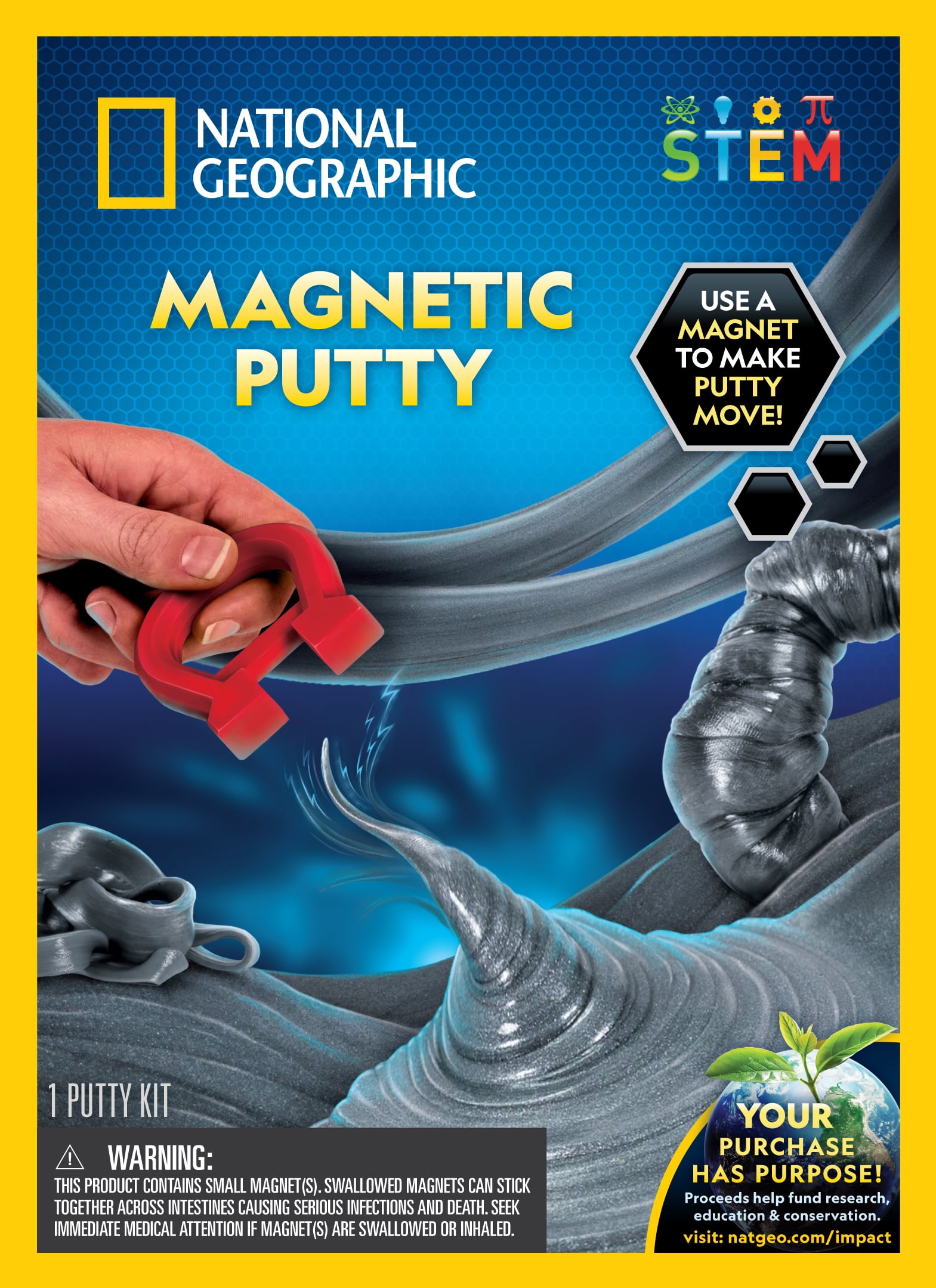 National Geographic Magnetic Putty Slime Kit - Walmart.com