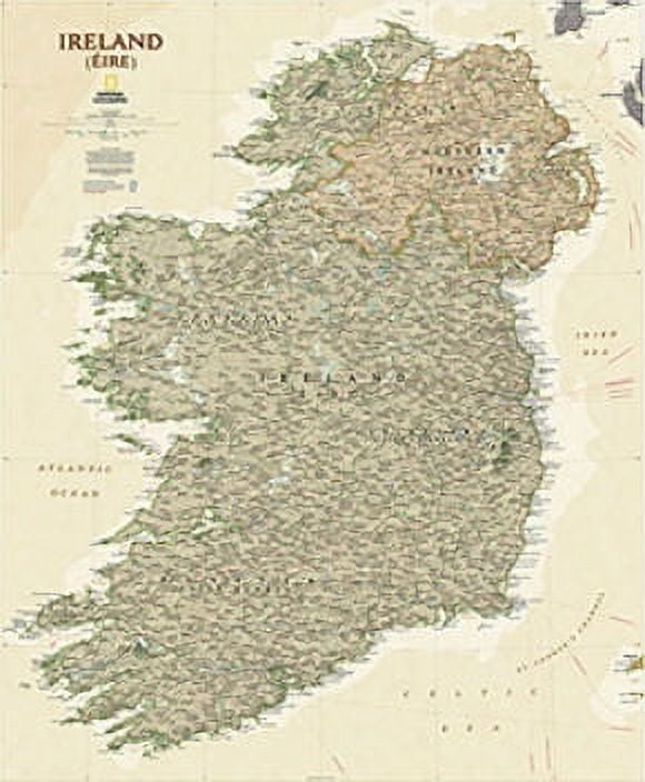 National Geographic Maps RE01020526 Ireland Executive Wall Map ...