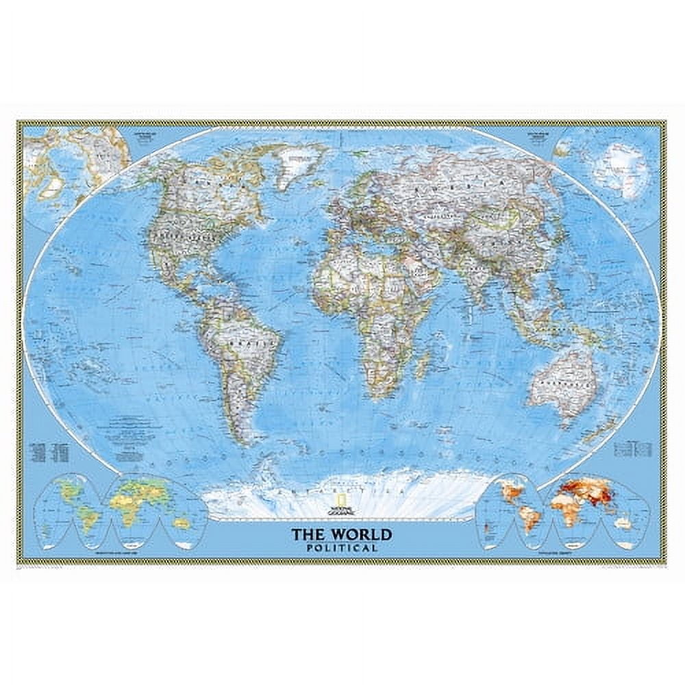 National Geographic Maps World Classic Wall Map - Walmart.com
