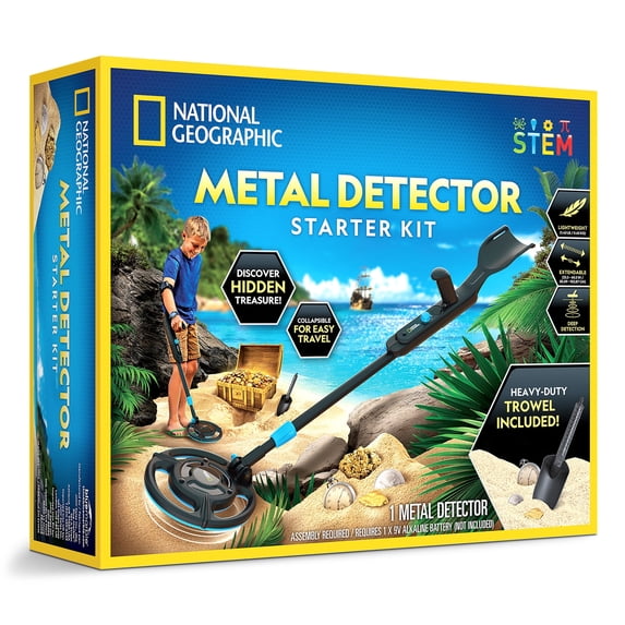 National Geographic Metal Detector Starter Kit for Kids 8+ - Walmart.com