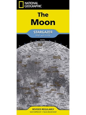 National Geographic Moon Map (Stargazer Folded) - Walmart.com
