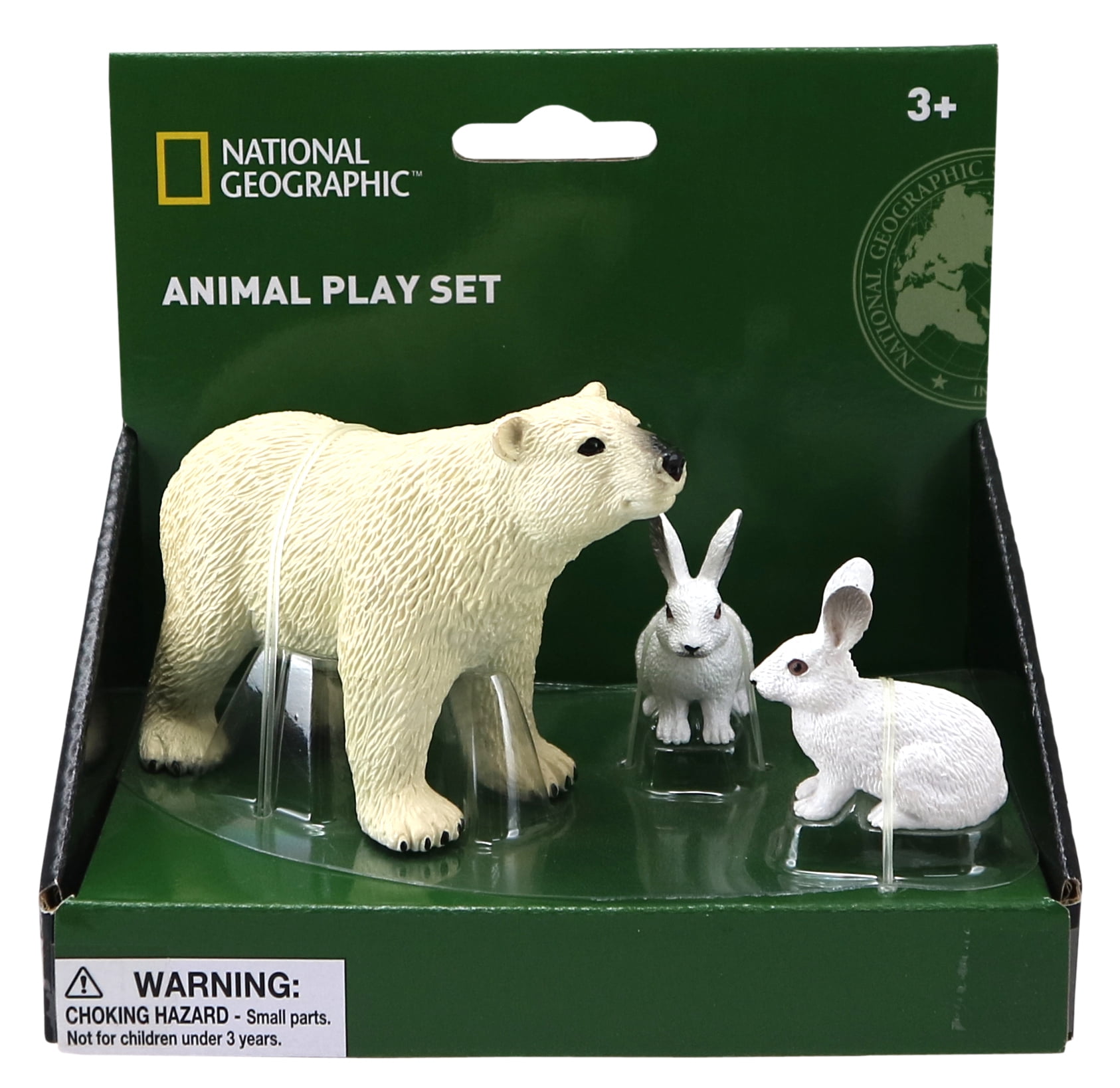 National Geographic Polar Bear and Arctic Hares Figurines - Walmart.com