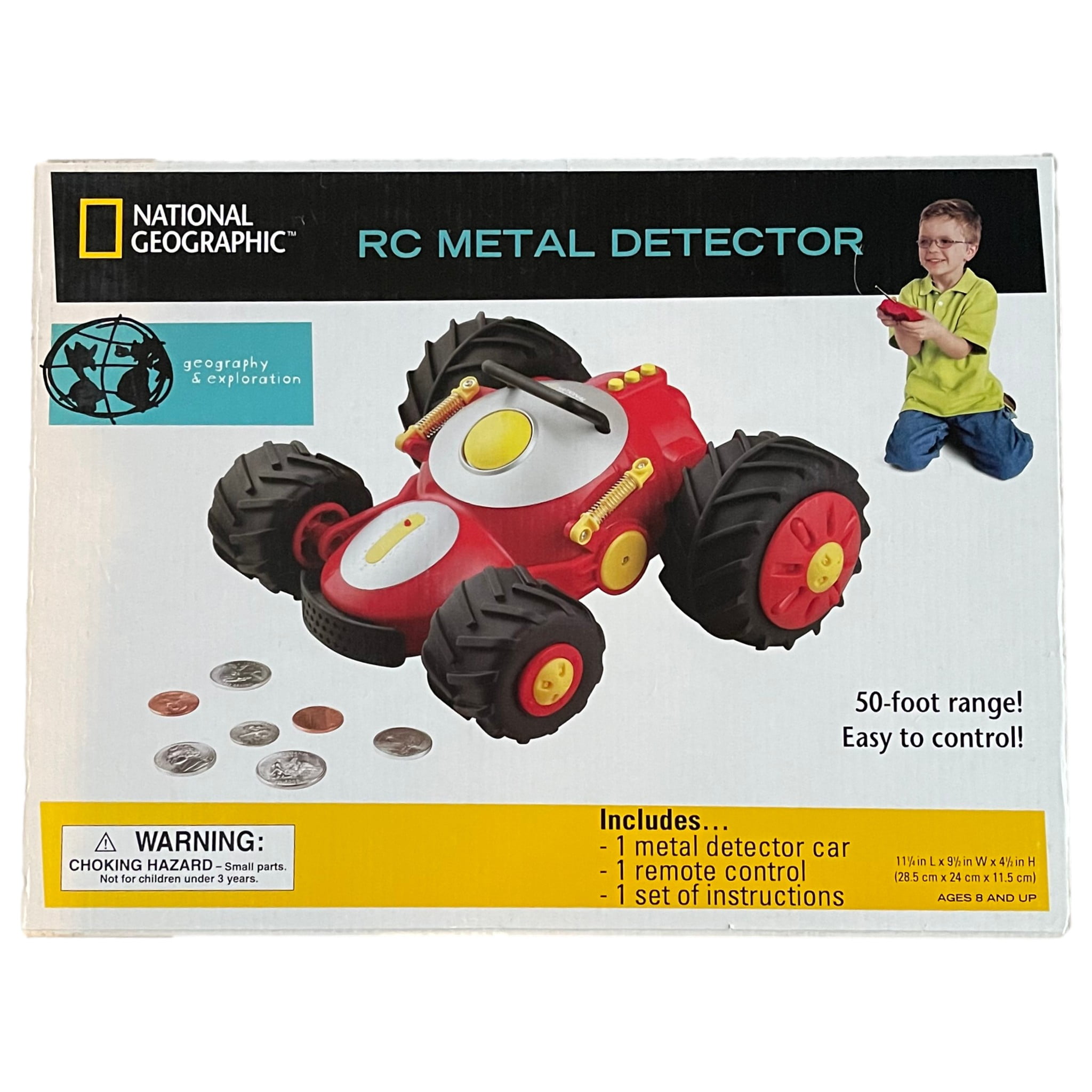 National Geographic RC Metal Detector Remote Controlled R/C Vehicle ...