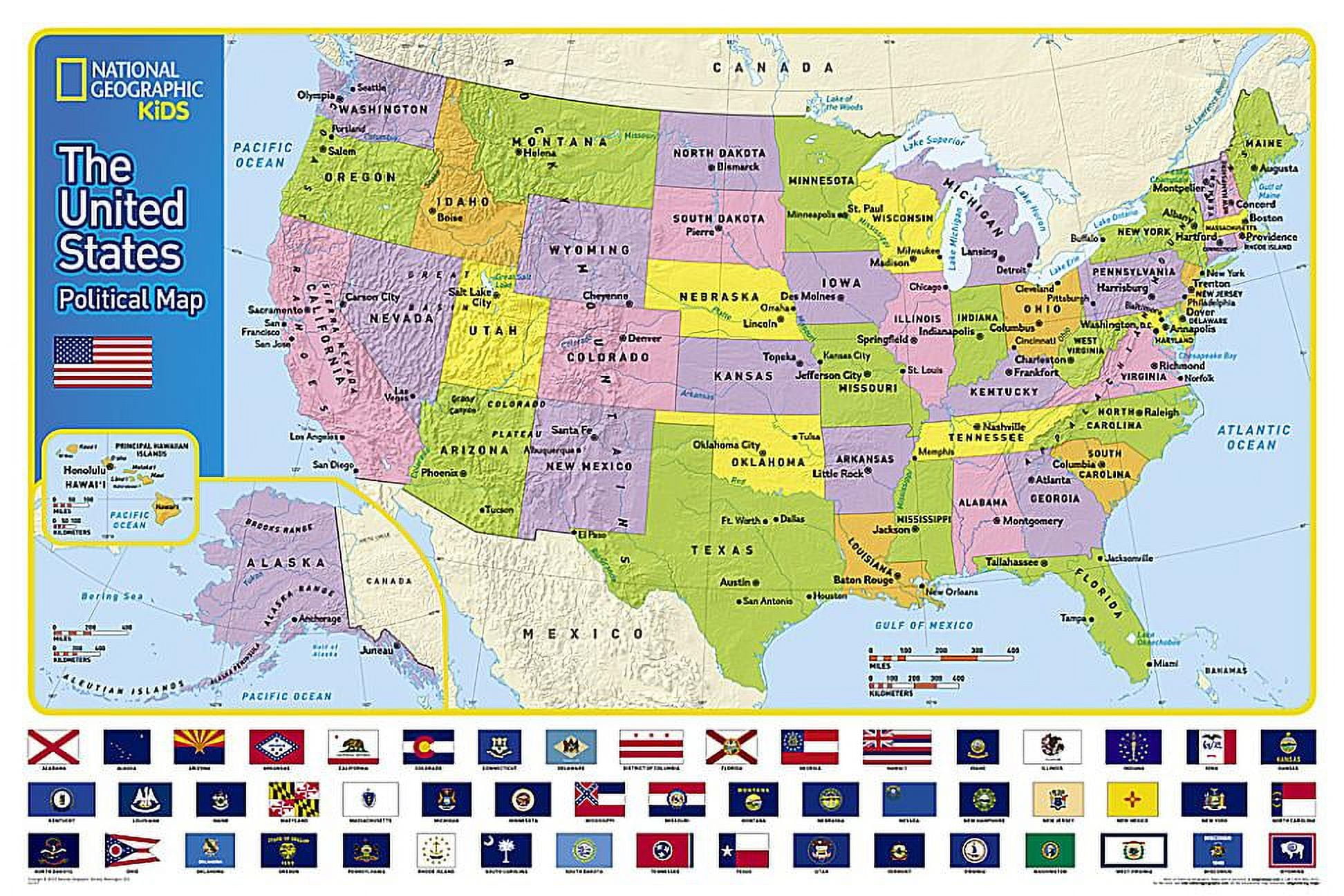National Geographic Reference Map: National Geographic United States ...
