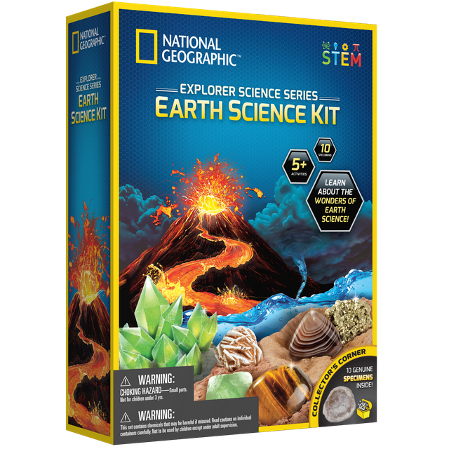 National Geographic Kids DIY Volcano Making & Dig Activity Earth ...