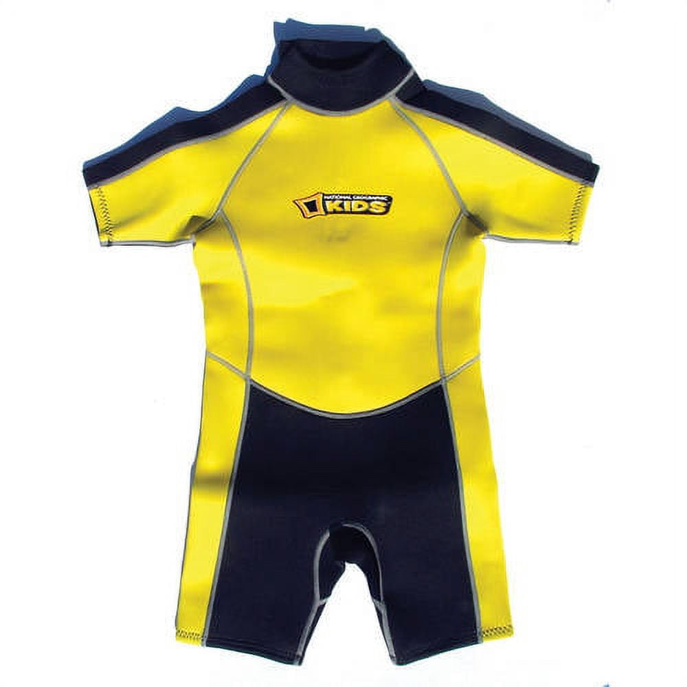 National Geographic Snorkeler Kid's Shorty Neoprene Suit with Back Zip ...