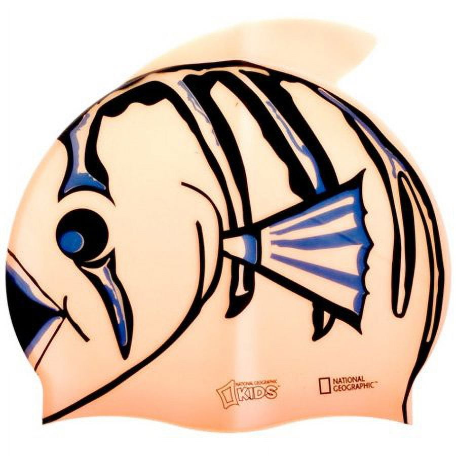 National Geographic Swim Cap, Orange, Silicone, Swim Cap - Walmart.com