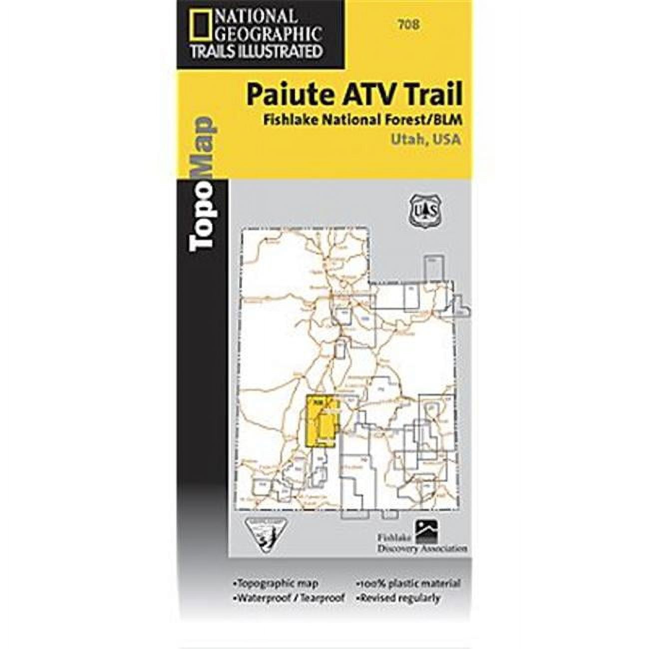National Geographic TI00000708 Map Of Paiute ATV Trail - Walmart.com